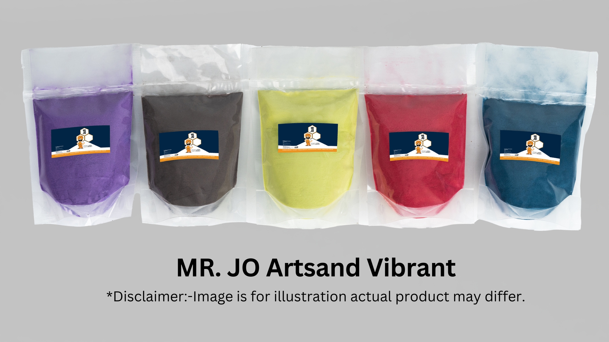 Mr. JO Artsand MR. JO | Colorful Non-Toxic Sand for Crafts