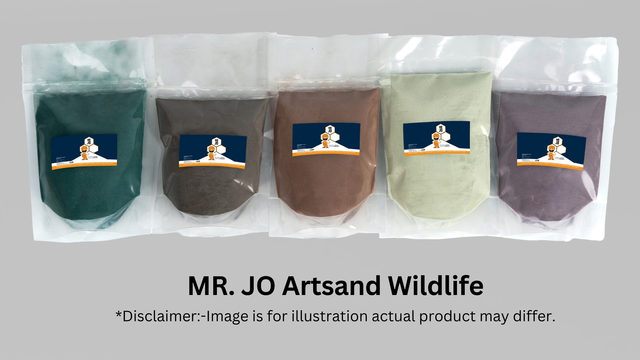 Mr. JO Artsand MR. JO | Colorful Non-Toxic Sand for Crafts