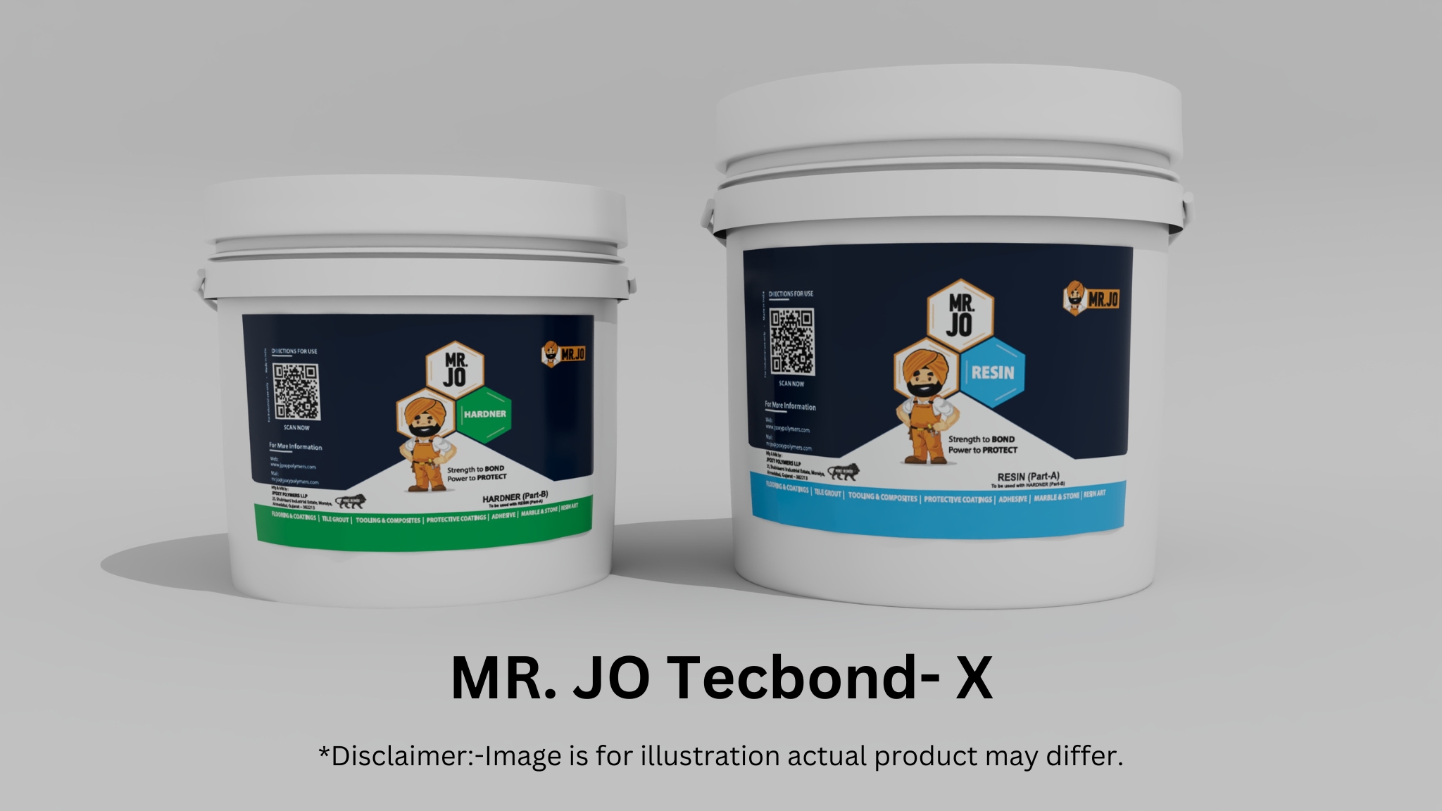 MR. JO Tecbond-X | Waterproof Epoxy Adhesive for Wet Areas