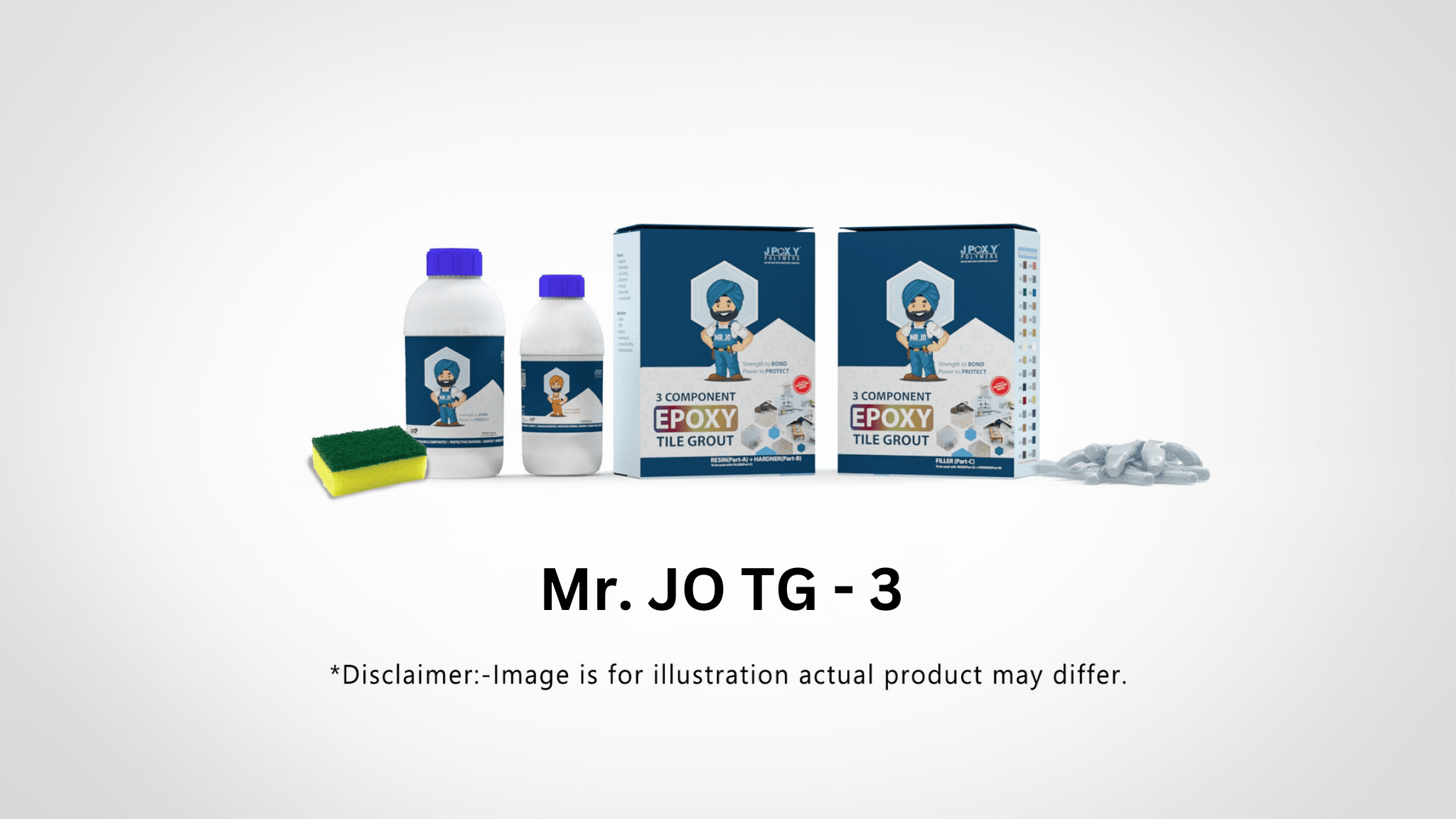 Mr. JO TG-3 Tile Grout Mr. JO Colored Epoxy