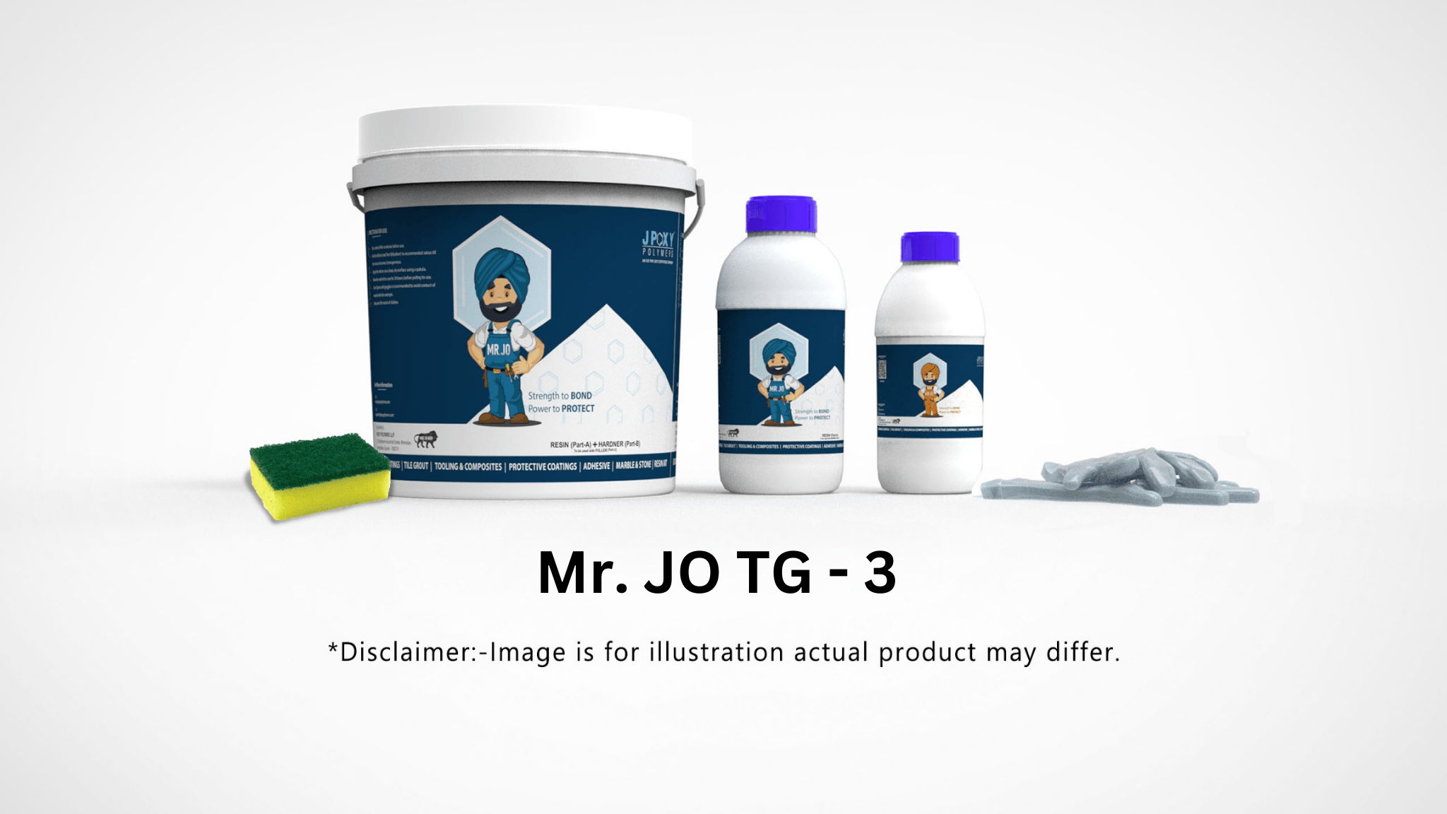 Mr. JO TG-3 Tile Grout Mr. JO Colored Epoxy