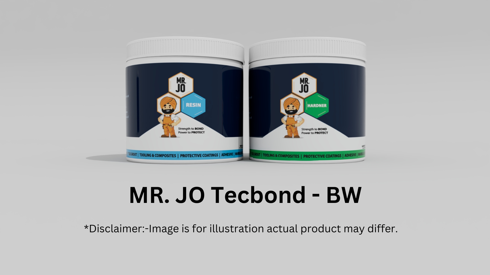 MR. JO Tecbond – BW Bright White Epoxy Adhesive for Bonding