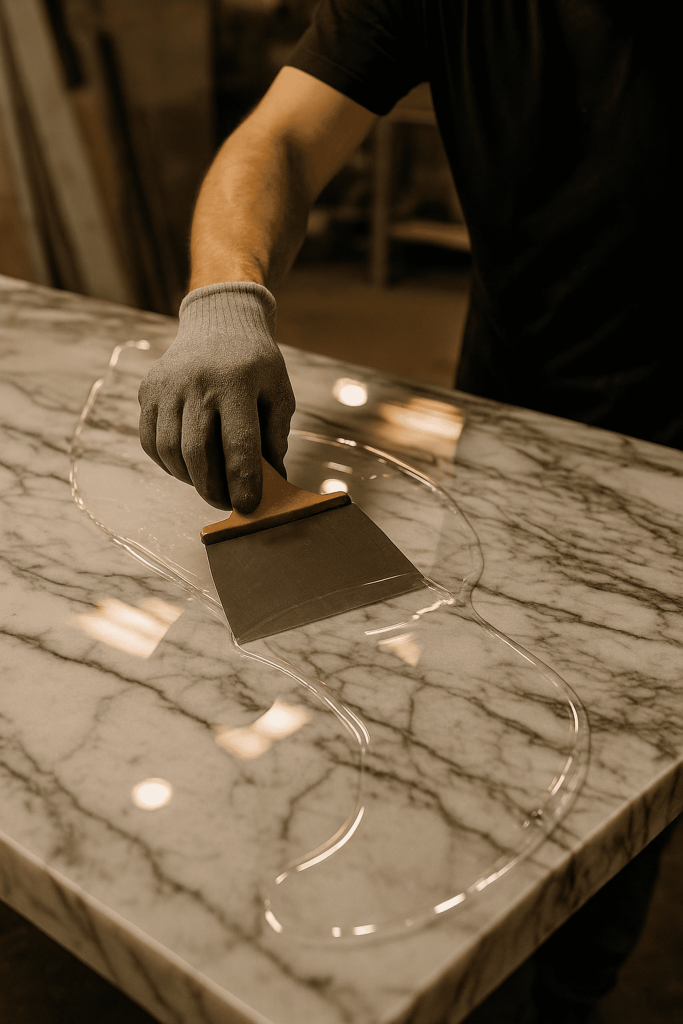 Clear, Strong, Smooth: How MR. JO Marblekot Turns Porous Marble Slabs ...
